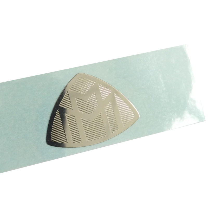 Custom logo sticker electroform nickel stickers electroformaing nickel ...