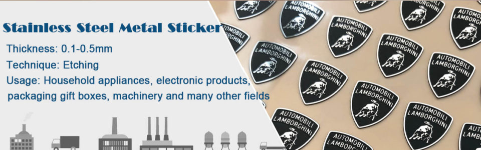 JTT | Professional Custom Metal Logo Stickers Nameplate
