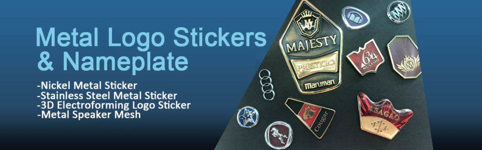 JTT | Professional Custom Metal Logo Stickers Nameplate