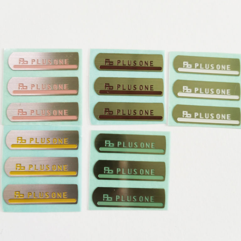 Custom stainless steel blank labels name plate for office wall door ...