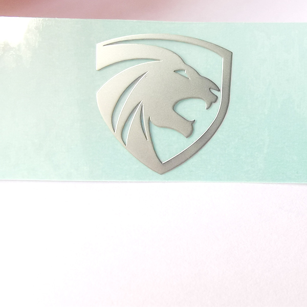 Custom sticker electroform metal nickel stickers ultrathin plated ...