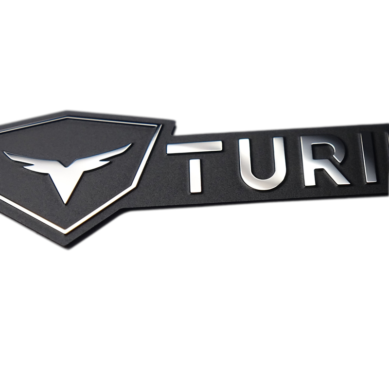 OEM logo label adhesive custom metal stainless steel sticker for iphone ...